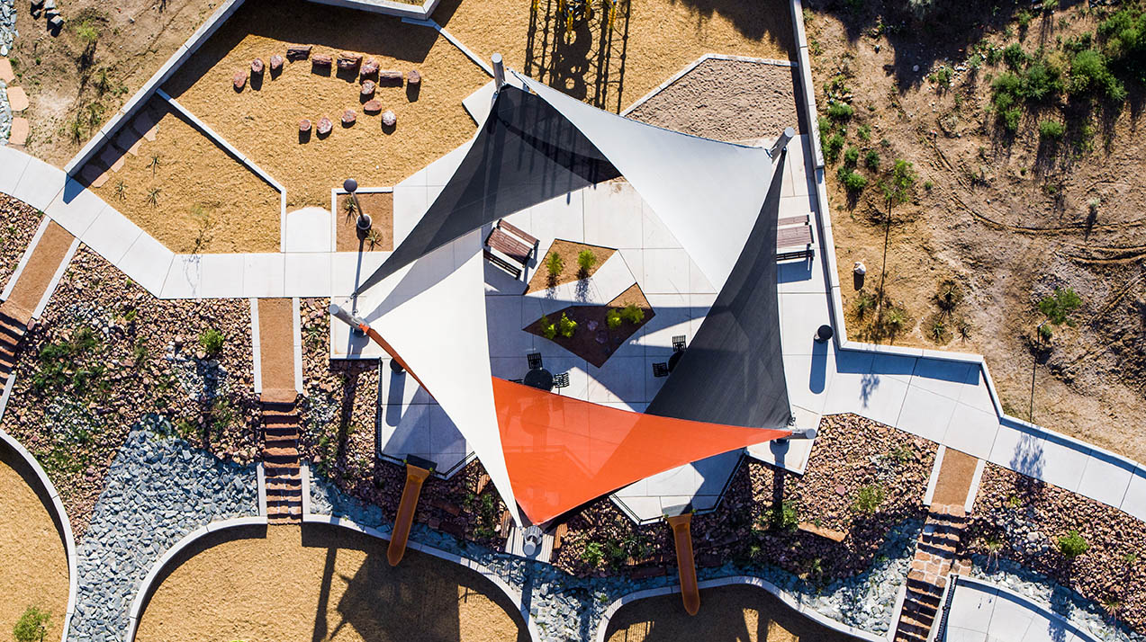 Multiple Shade Sails